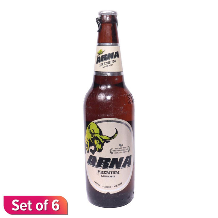 Arna Premium Beer, 650ml, 6 Piece | Daraz.com.np