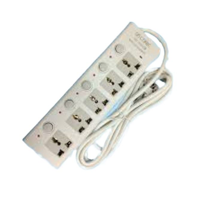 Multiplug Moveable Socket 5 Port 2500W | Daraz.com.np