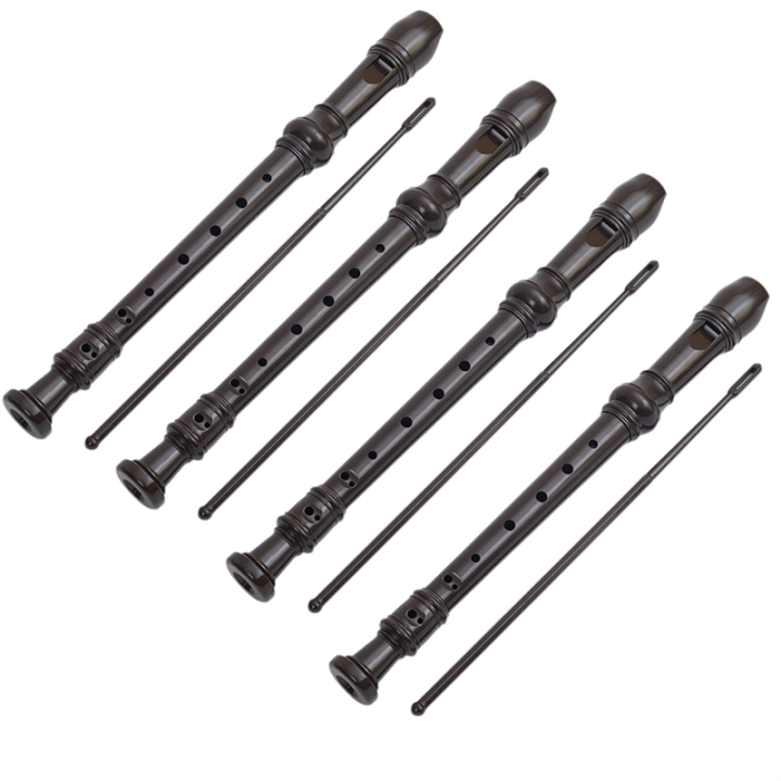 Coffee color ABS recorder treble 8-hole musical instrument flute ...