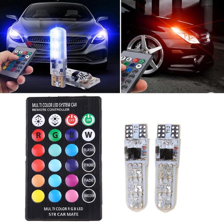 Waterproof LED RGB Car Parking Light Bulb With IR Remote | Daraz.com.np