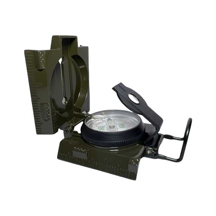 Folding Metal Compass With Dual Map Scales And Led Lights | Daraz.com.np