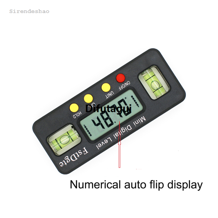 Difutagui 150mm 100mm 360 deg mini digital protractor Angle Finder ...