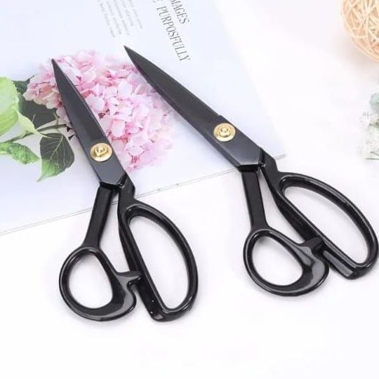 Cizzy Dressmaking Scissors (10'', Black) - Dressmaker Fabric Sewing ...