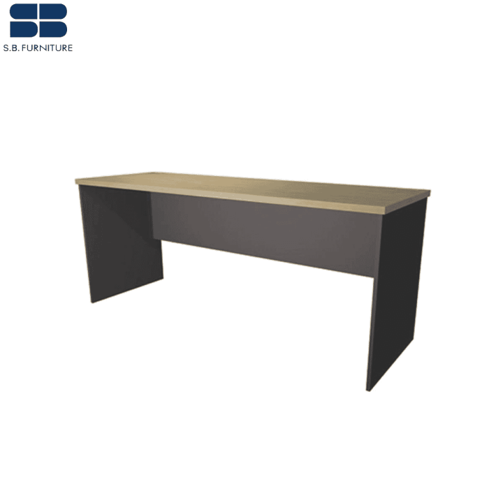 Sb Furniture Able Desk Dk180 Sdw - Dark Grey/Maple | Daraz.com.np