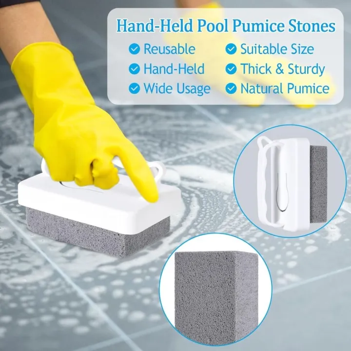 NEW Hand-held Pool Pumice Stone Multi-functional Reusable Calcium ...
