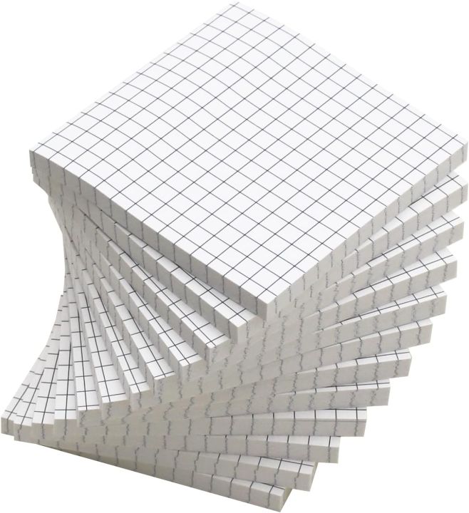 KitabKalam Square Grid Sticky Notes - 3 x 3 inches | Daraz.com.np