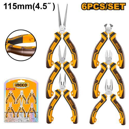 INGCO Tools 6 Pcs Mini Pliers Set HMPS06115 | Daraz.com.np