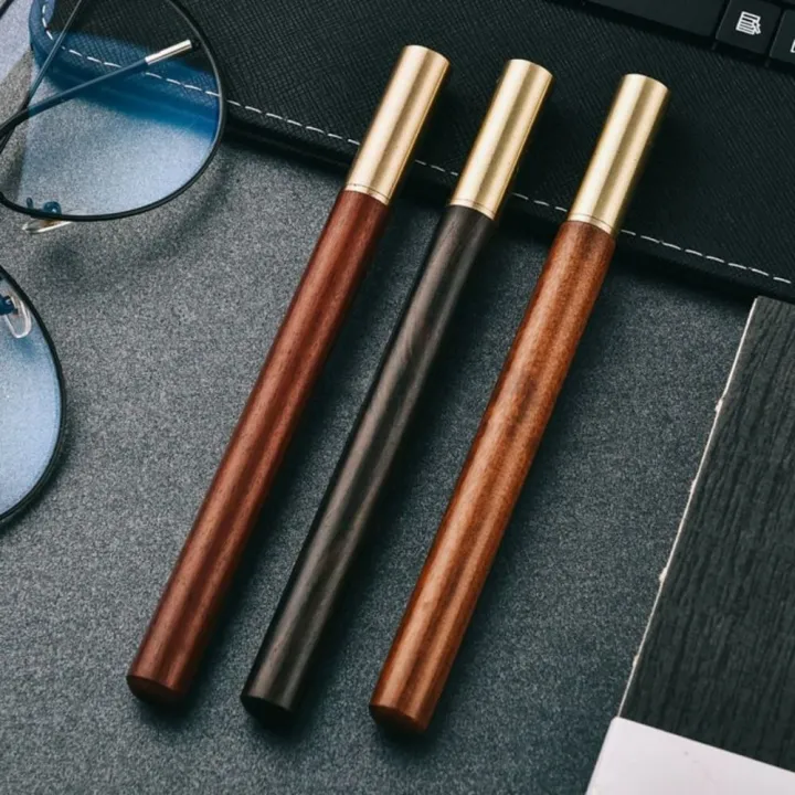 Durable Wood Body Ballpoint Pen Business Students Gift Fountain Pen ...