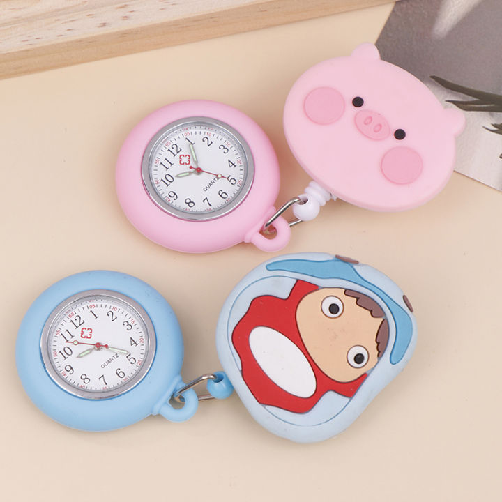 Cute Cartoon Stretchable And Retractable Pull Buckle Nurse Watch Doctor ...