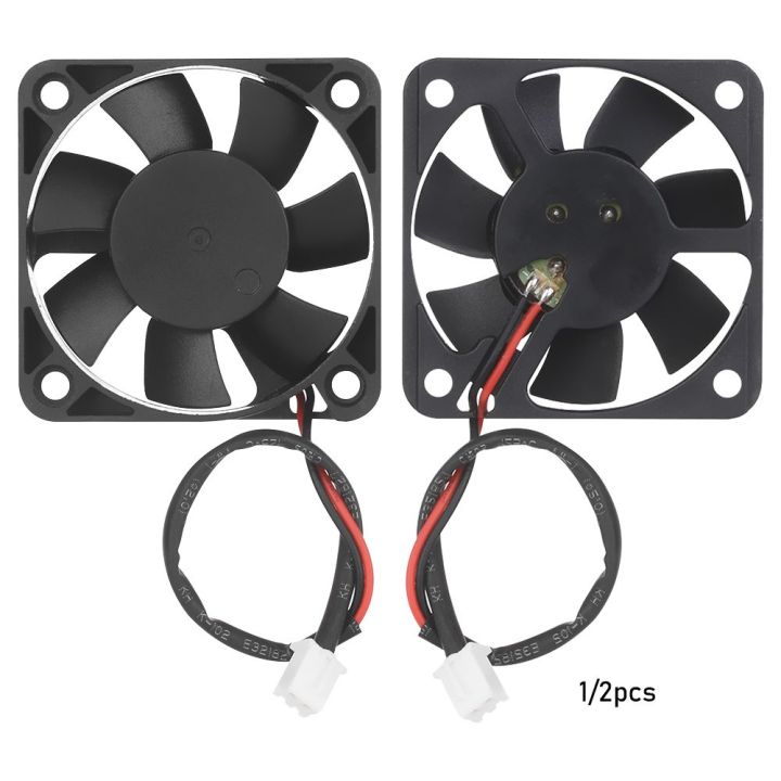 1/2pcs Black color 5010 12V 50mm x 10mm DC Brushless Fan Mini Computer Fans Cooling Cooler CPU ...