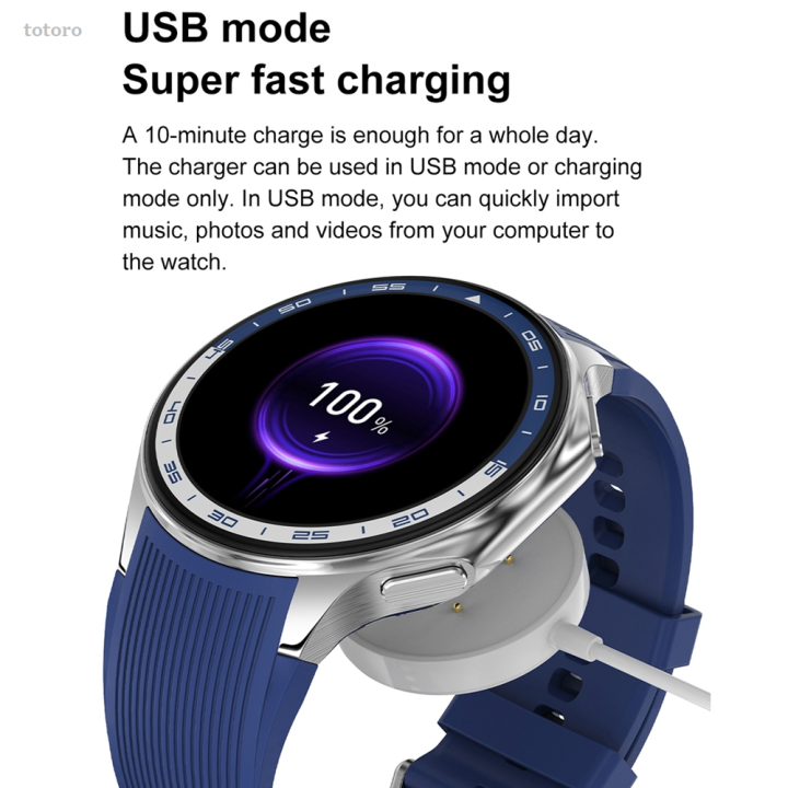 totoro D Smart Watch AMOLE Frequency Play Waterproof Hand New 3D Vision ...