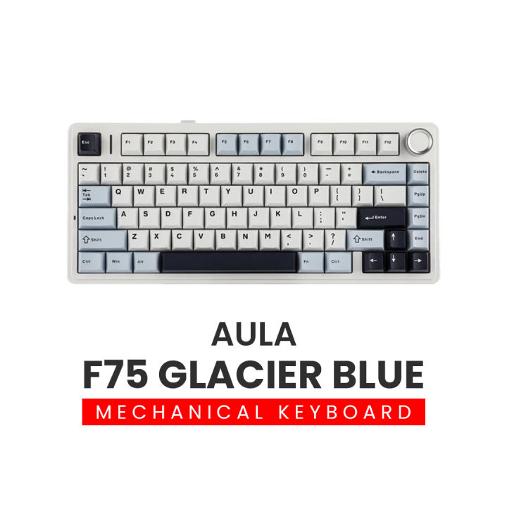 AULA F75 75% Hot Swappable Wireless Gaming Mechanical Keyboard, Gasket ...