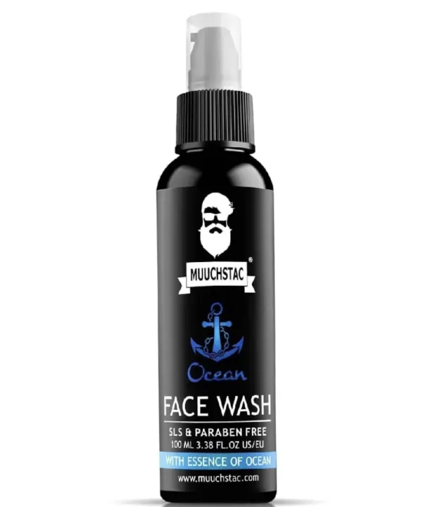 Muuchstac Ocean Face Wash for Men | एक्ने र पिम्पल हटाउने, छाला चम्किलो ...