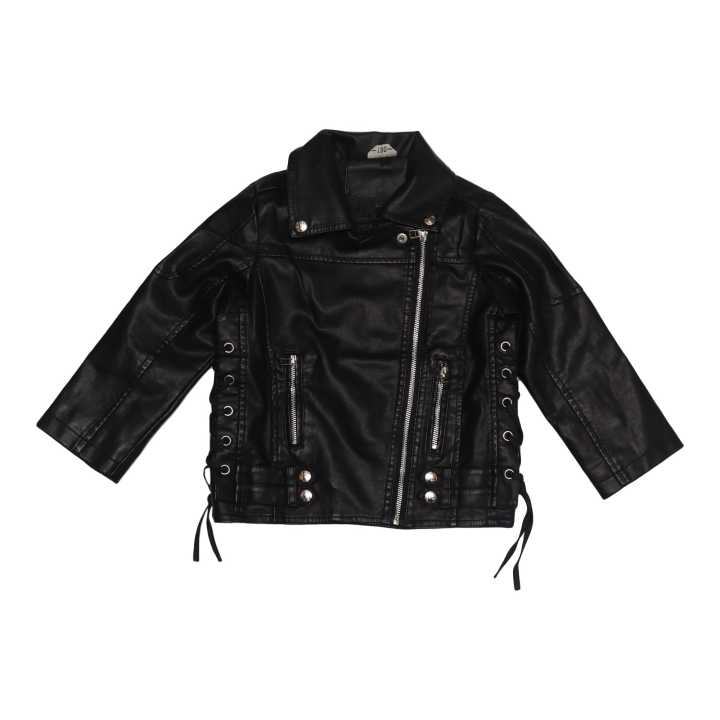 Black Leather Jacket For Girls Np