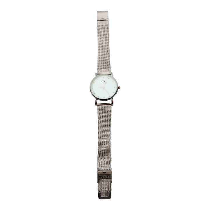 Silver Dial With Stainless Steel Mesh Strap For Women | Daraz.com.np