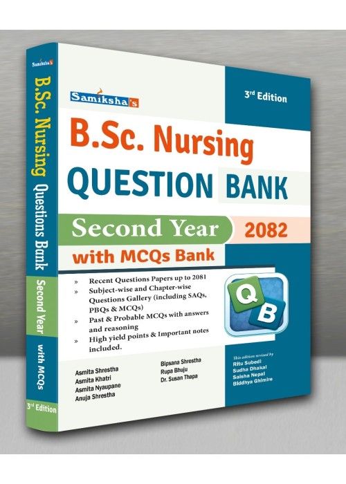 B.Sc. Nursing Questions Bank - Second Year 3rd Edition | Daraz.com.np