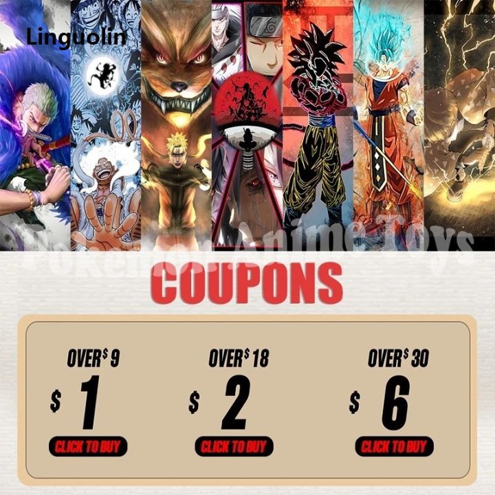 Linguolin Home Decoration Anime Wall One Piece Artwork Luffy Painting ...