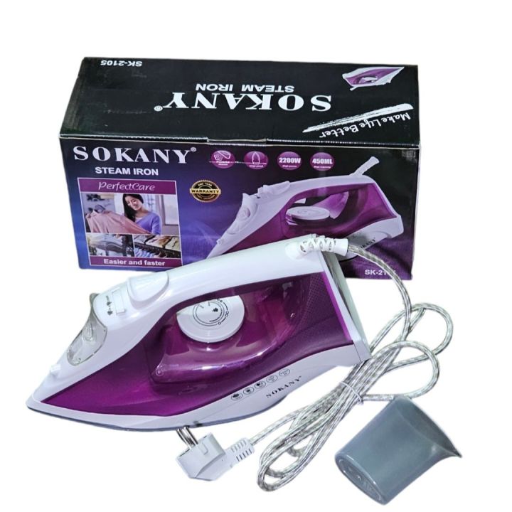 Sokany Electric Steam iron Portable Steam Multifunction Garment Steam ...