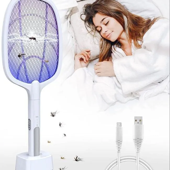 Mosquito Killer Bat Rechargeable – Electric Mosquito Swatter with ...