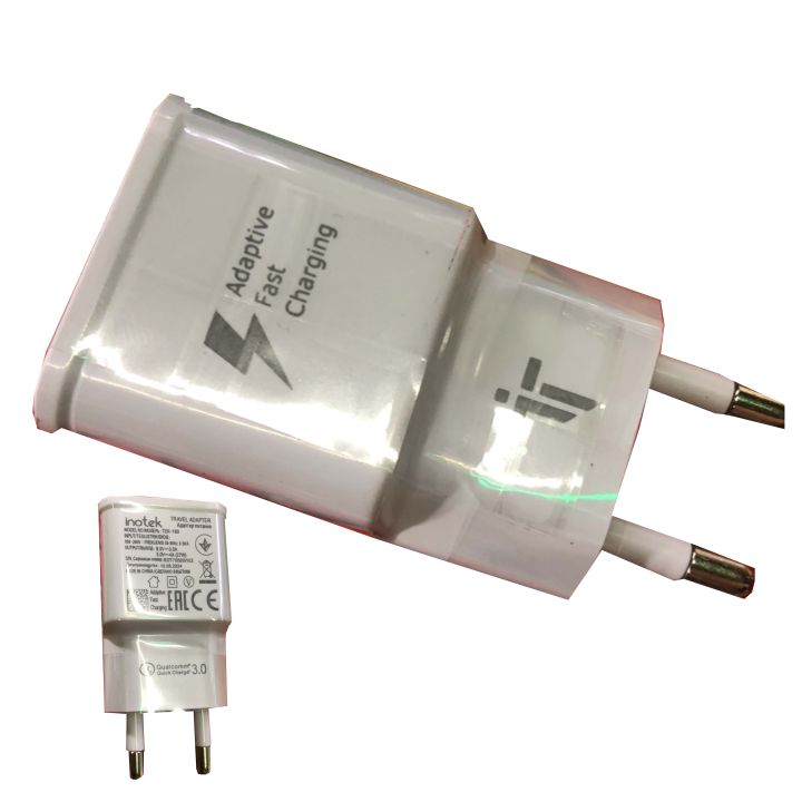 Inotek QC3.0 Tek-160, 27W Charger Dock Fast Charging Supported Adapter | Daraz.com.np