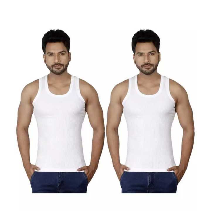 Amul Macho Men's Cotton Sleeveless Vest Sando ( Pack Of 2 ) | Daraz.com.np
