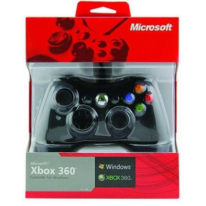 Xbox 360 Console & Pc Windows Usb Wired Joystick Gamepad Joypad ...