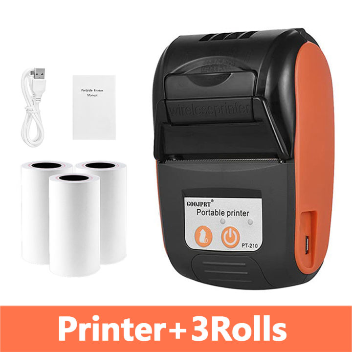 Mini Portable Thermal Receipt POS Printer Wireless Bluetooth 58mm ...