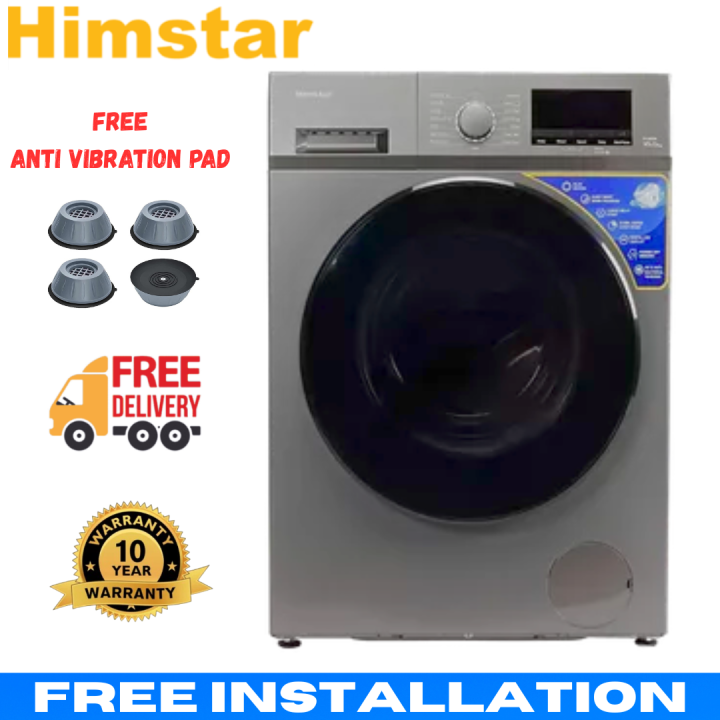 Himstar 8kg Fully Automatic Front Load Washing Machine - HW‐80FXQFTI/GZ ...