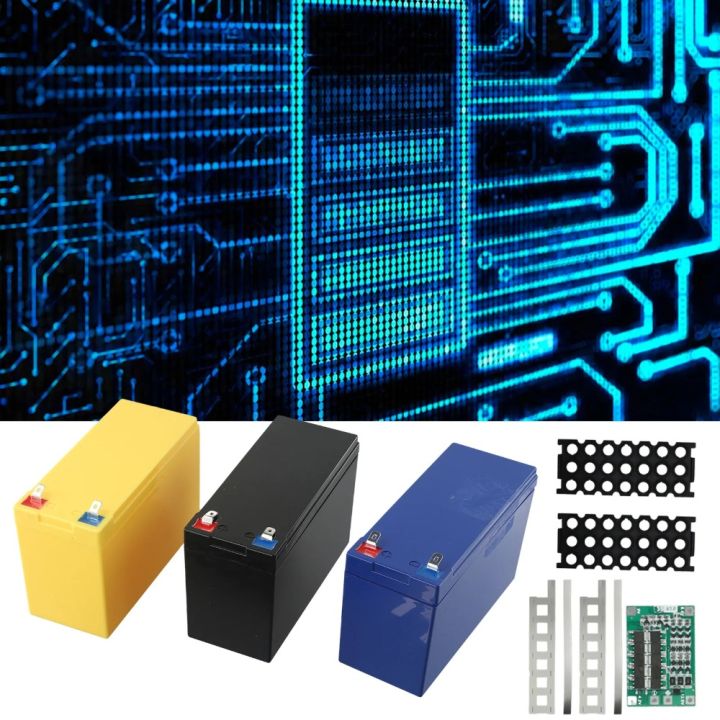 Battery Pack Organizers Accessory 12V Lead Acid Battery Box 18650 Cells ...