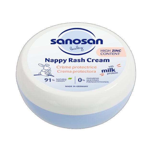 Sanosan Baby Nappy Rash Cream 150 ml | Made in Germany | High Zinc ...