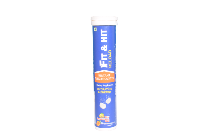 FIT & HIT Reload (5 Litres) Low Sugar energy drink for Instant ...