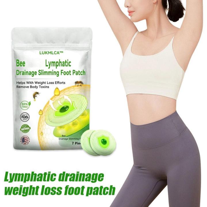 BNproduct 7pcs/1bag Bee Slimming Foot Patches Natural Herbal Feet Body ...