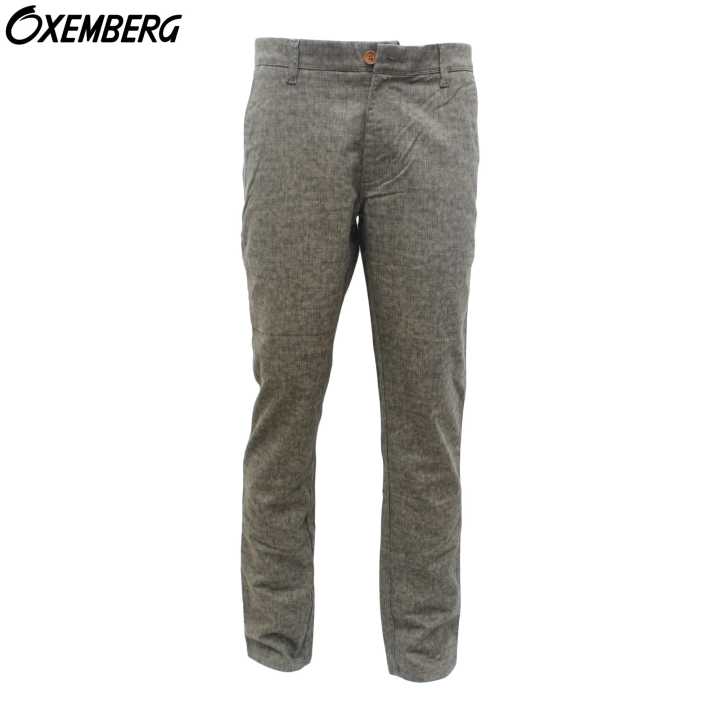 Oxemberg Grey Color Formal Pants For Men | Daraz.com.np