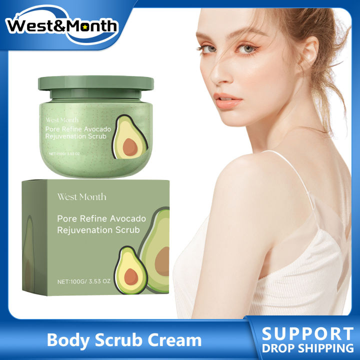 Body Scrub Cream Exfoliating Facial Scrub Repair Keratosis Pilaris ...