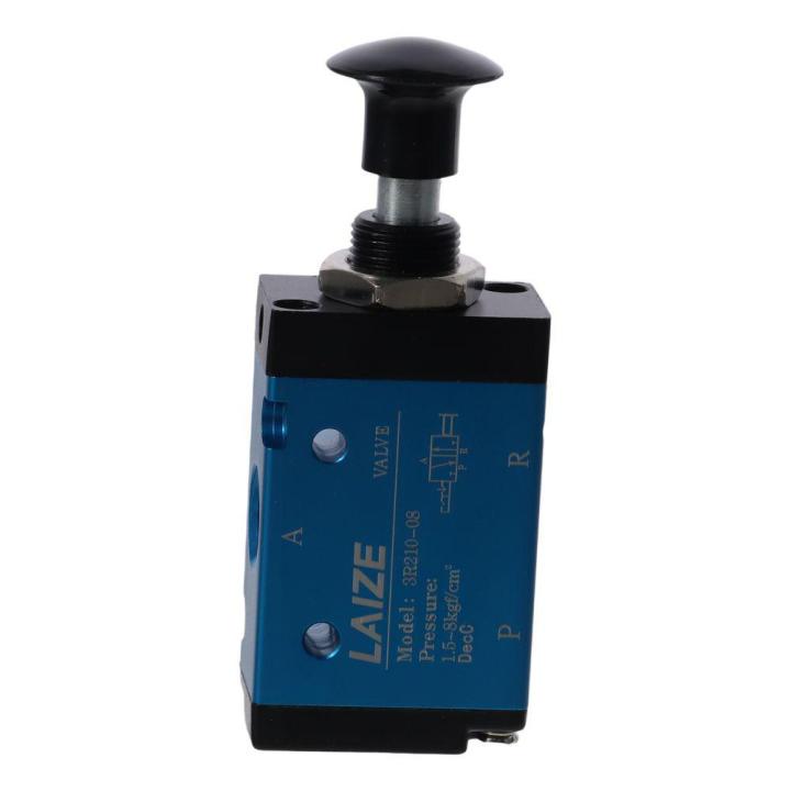 Air Hand Lever Pneumatic Solenoid Valve 3 Way G1/4 2 Position On-off ...