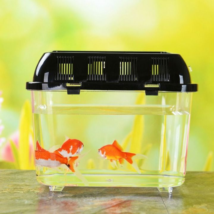 Turtle Plastic Fish Bowl Removable Transparent Reptile Terrarium ...
