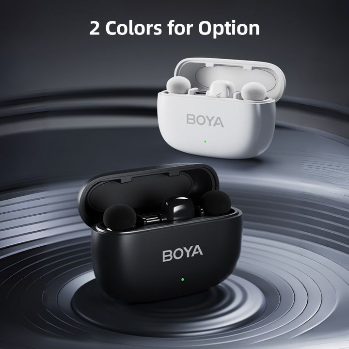BOYA mini One-Trigger-Two 2.4G Wireless Microphone System Phone ...
