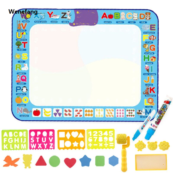 Wenefang Coolplay Magic Water Drawing Mat Coloring Doodle Mat with ...