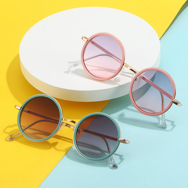 Round Frame Sunglasses Personalized Kids' Glasses -Hop Glasses Children ...