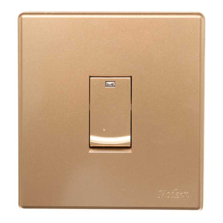 Golden Modern 1 Gang Switch | Daraz.com.np