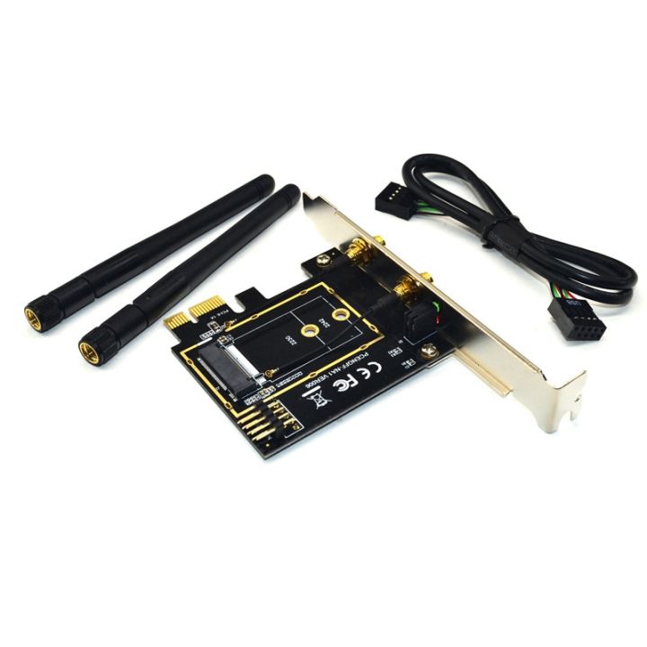 NAMUNY M.2 Wifi Adapter M2 Ngff Key A-E to Mini Pci Express Wifi Raiser ...