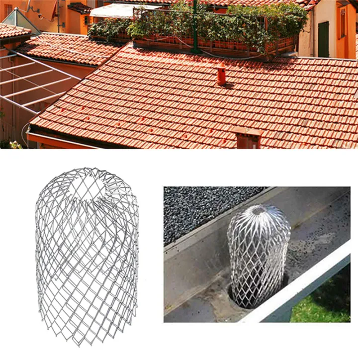 Roof Gutter Guard s Expand Aluminum Strainer Stops Drain Net Cover ...
