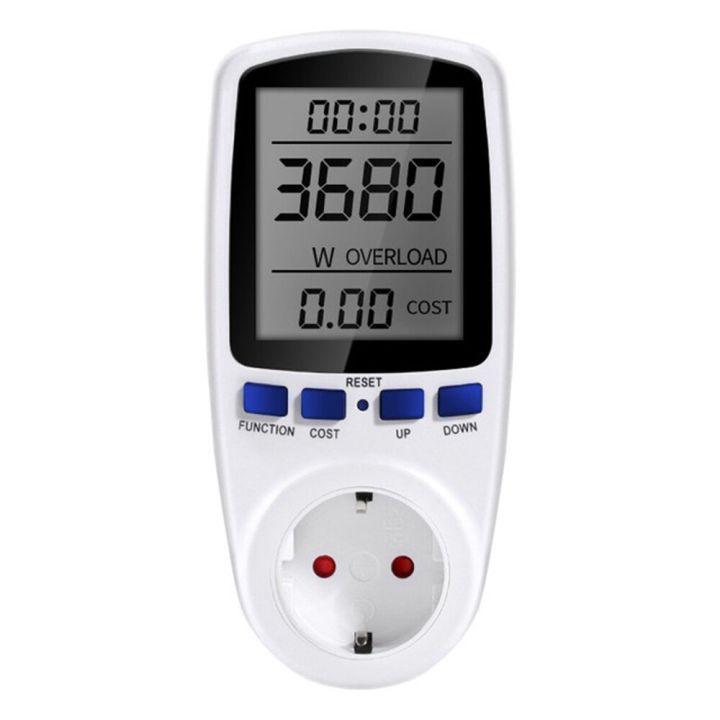 Digital Watt Meter 220V EU Plug Power Kilowatt Meter | Daraz.com.np