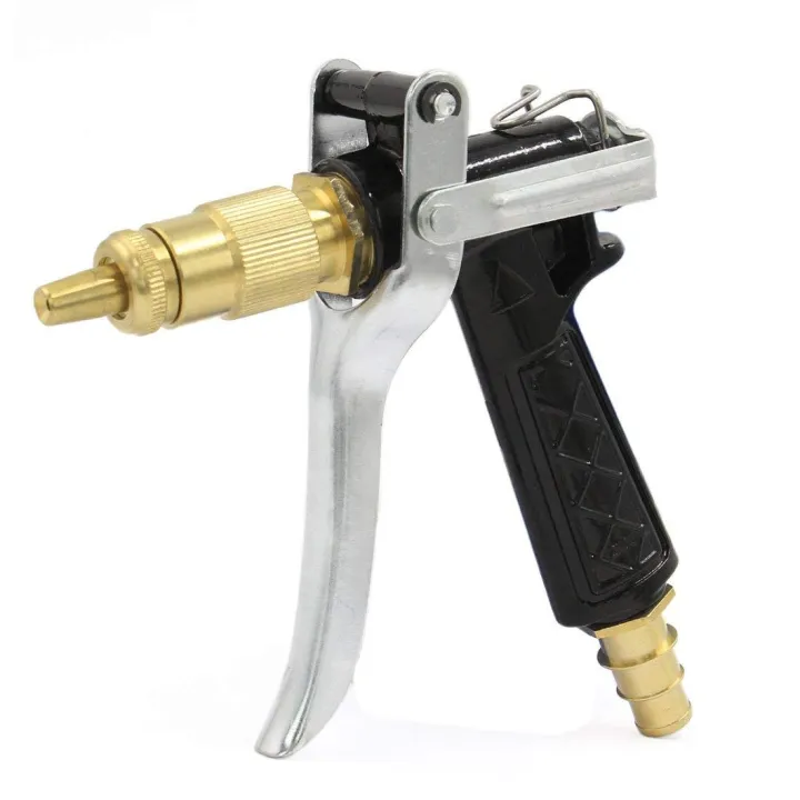 High Pressure Metal Water Spray Gun - Multi-function Copper Nozzle Head ...