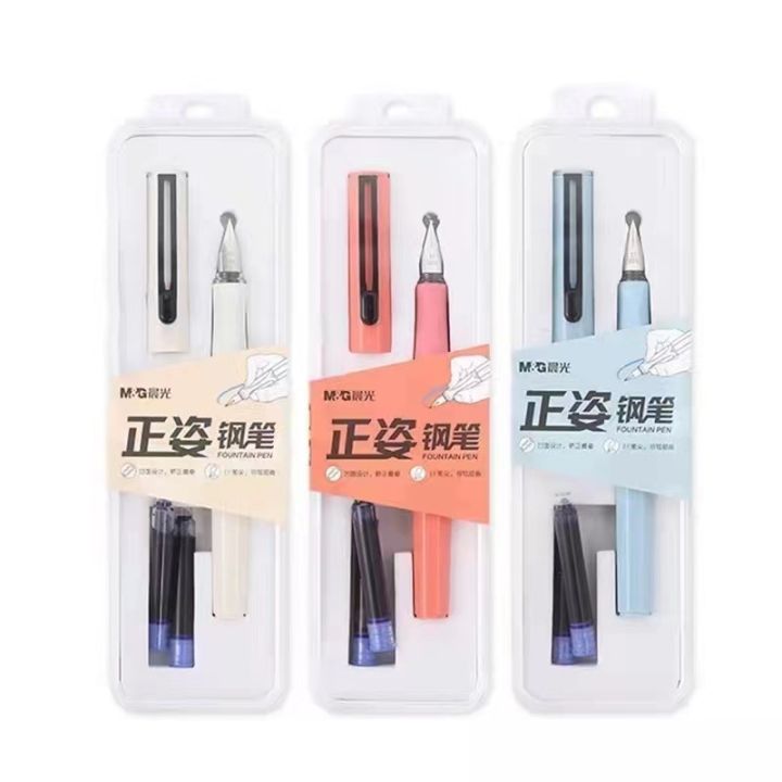 【Mega Sale】Chenguang Pen Pupils Practicing Ink Bag Plastic Pen Black ...