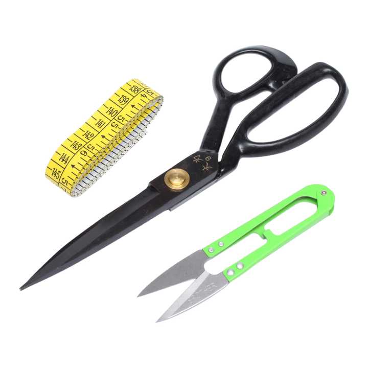 Professional Dressmaking Scissors Set With Thread Snips And Tape ...