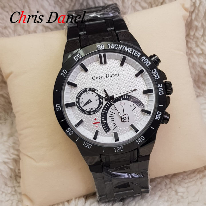 Chris Danel (Cd) Luxury Quartz Big Chronograph Design Dial Design ...