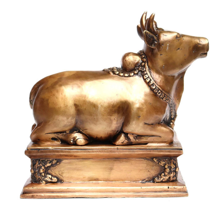 Golden Ox Decorative Statue / Nandi Statue | Daraz.com.np