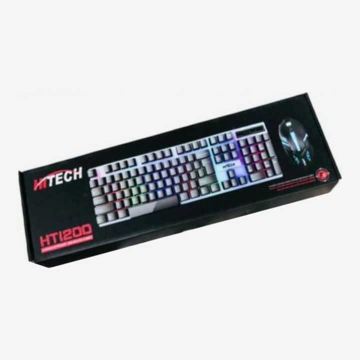 Hi-Tech HTI 200 Gaming Keybord Mouse Cambo Set With RGB light | Daraz ...