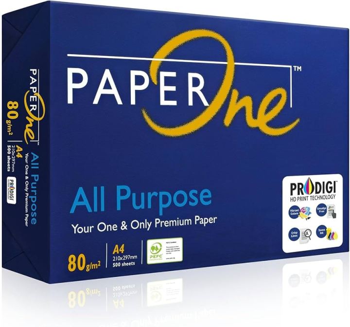 White Paper One A4 Paper 500 Sheets 80 g/mm | Daraz.com.np